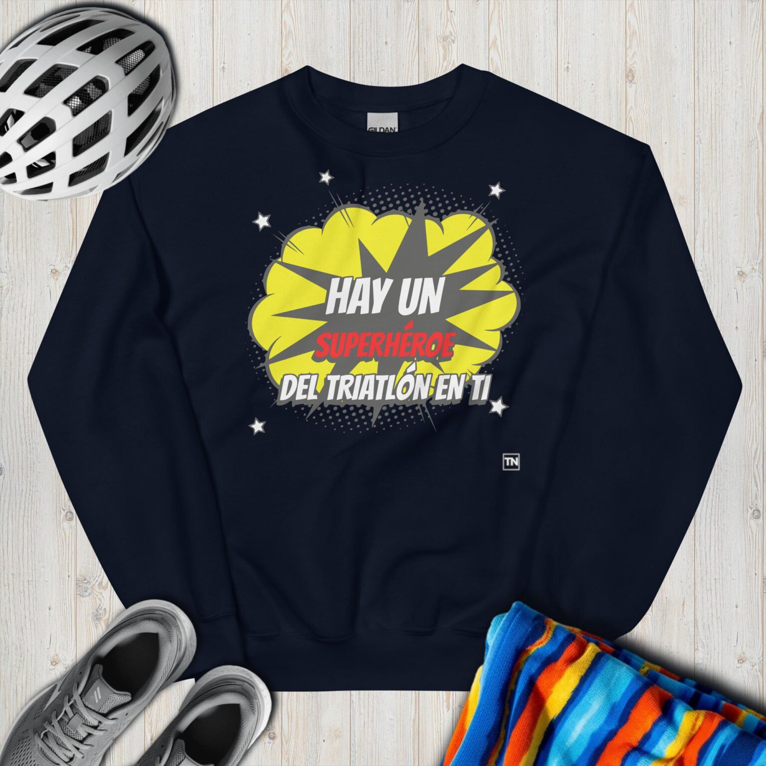 Camiseta unisex claro Vida mejor cuando nado - TrajesNeopreno España